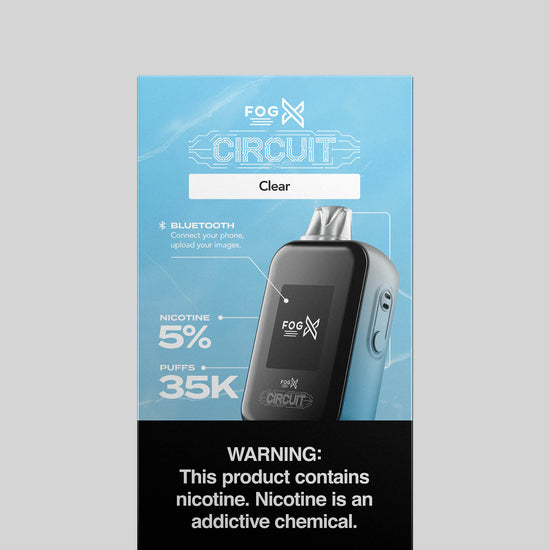 FOG X Circuit 35K Puffs Disposable Vape Device - Clear – FX Fulfillment ...